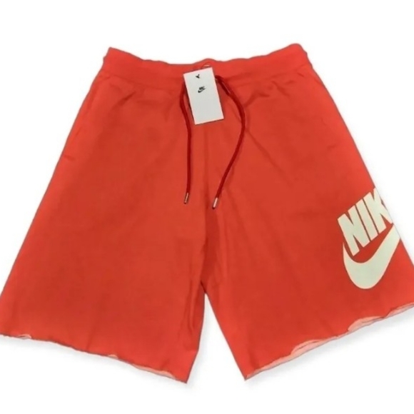 Nike | Shorts | Mens Xxl Shorts Nike French Terry Shorts Red 2xl New ...